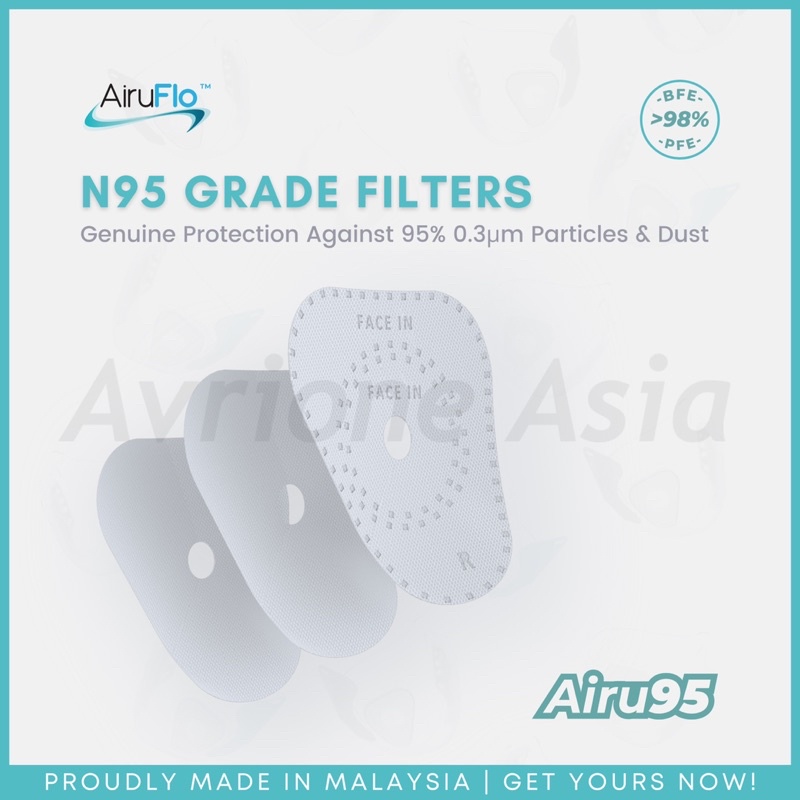 Airuflo N95 Refill Sheets (5 pairs) | Shopee Malaysia