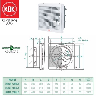 【Ready Stock】KDK 20ALA 8” 25ALA 10” Wall Mount Propeller Ventilating ...