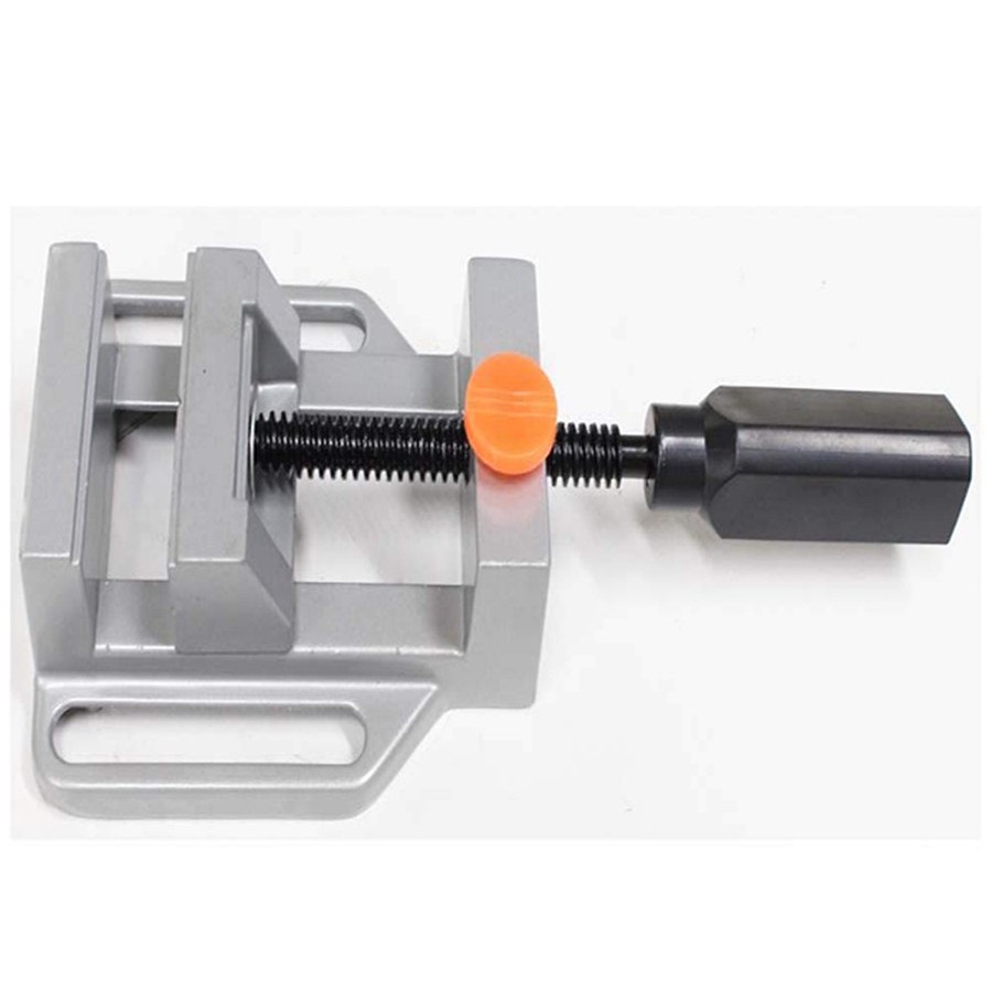 Cast Aluminium Quick Release Drill Press Vise Flat Vise Pengapit Kayu ...