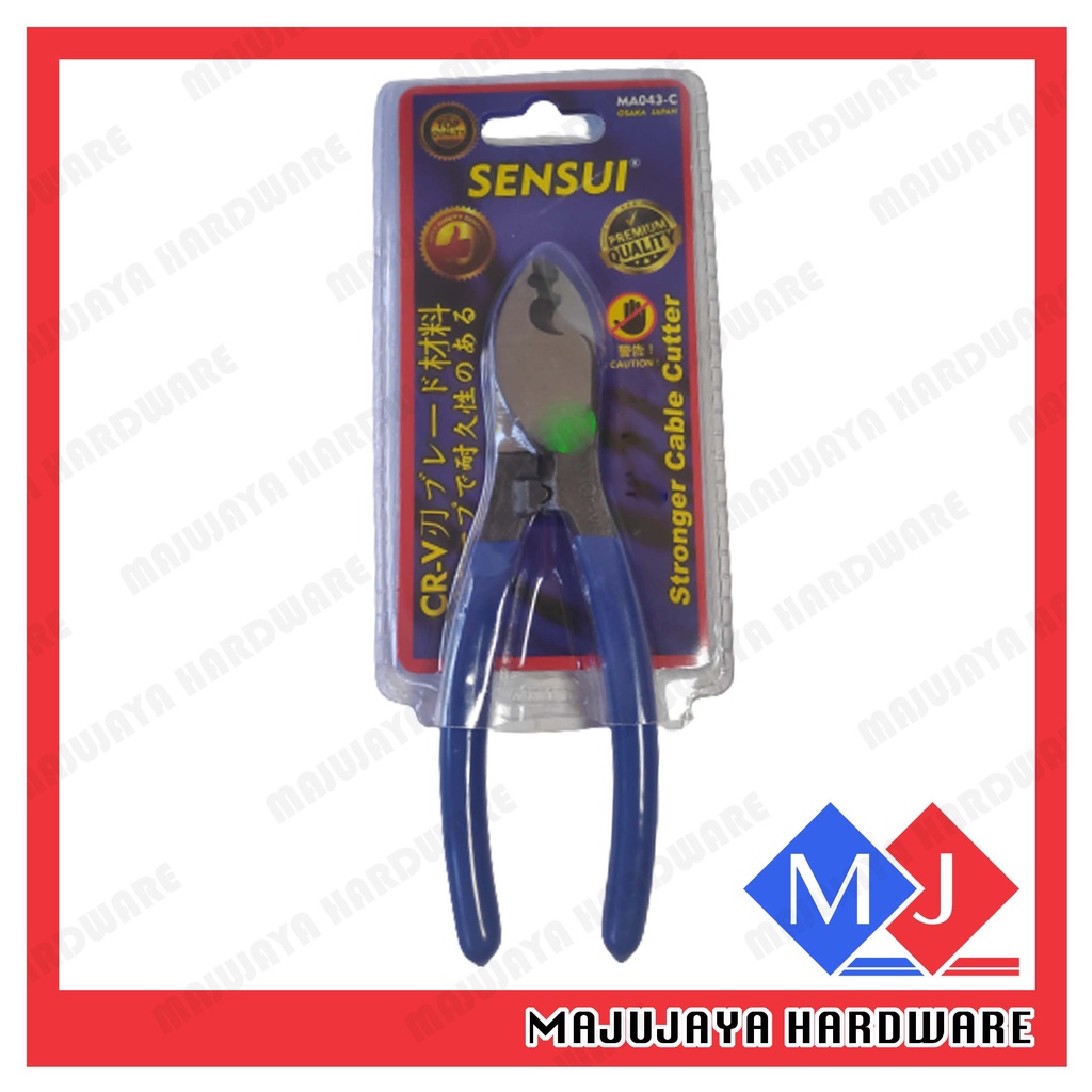 SENSUI 6"(150mm) CRV Cable Cutter Plier OSAKA JAPAN Cutting Plier MA043 ...