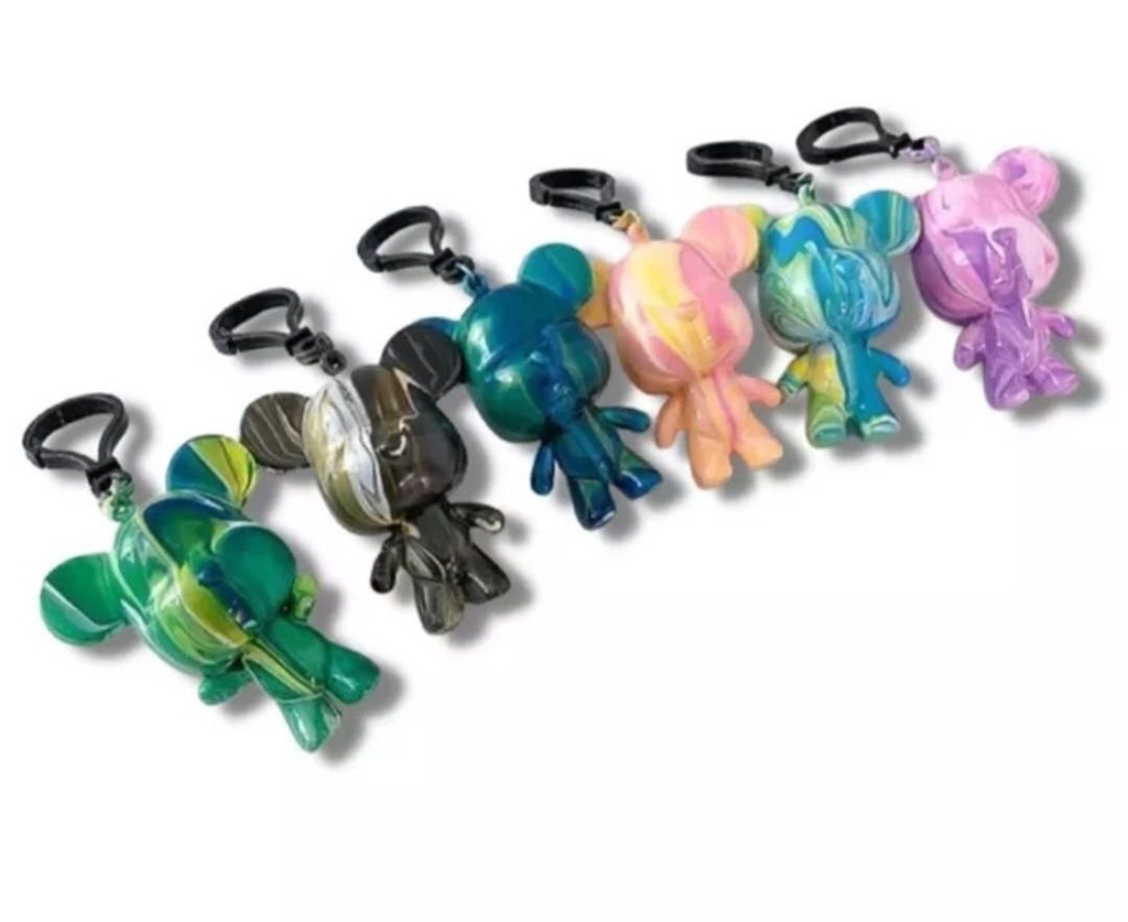 Ready Stock DIY Fluid Bearbrick DIY Keychain Set Bearbrick Handmade ...