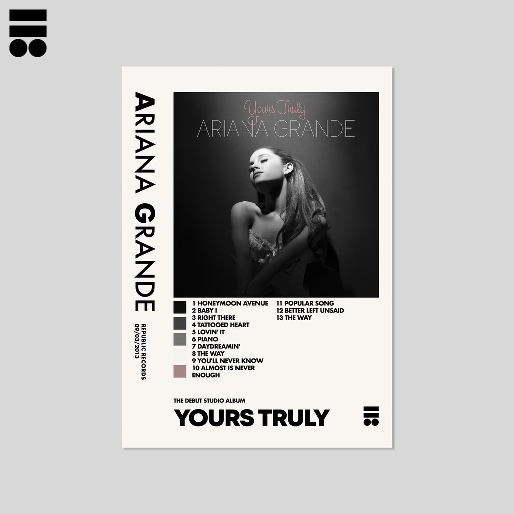 Ariana Grande - Yours Truly Poster | Shopee Malaysia