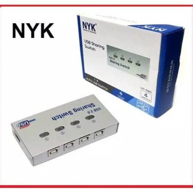 Nyk Auto Printer Switch 4 Port USB Sharing Switch 4 Ports | Shopee Malaysia