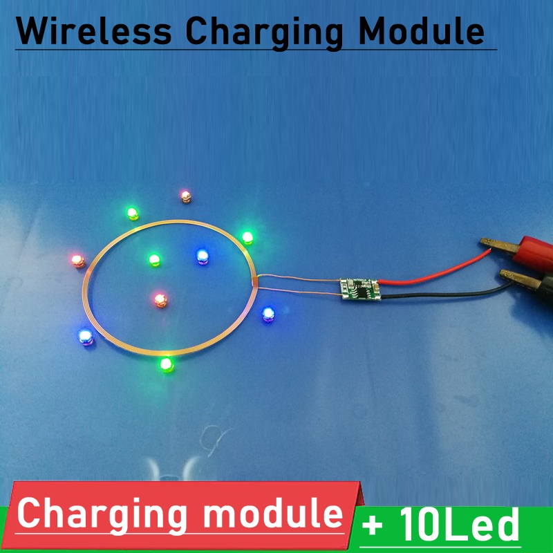 DC 5V 0-80mm Remote Wireless Charging Module Power Supply Coil ...