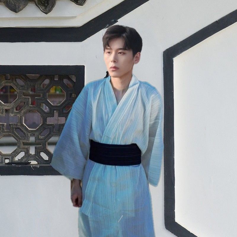 Kimono men's formal suit traditional Japanese improved Samurai suit ... Kimono men's formal suit traditional Japanese improved Samurai suit ...