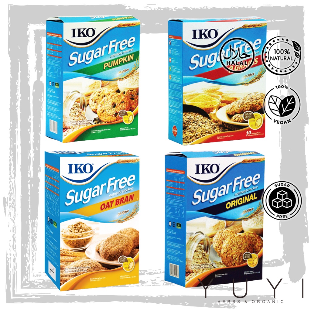 【IKO】Sugar Free Oatmeal Cracker - 178g | Shopee Malaysia