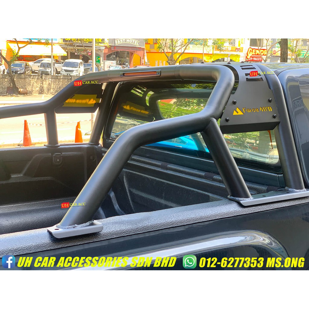 Isuzu D-Max dmax TRD Force Roll Bar Sport Bar With LED Brake Light ...