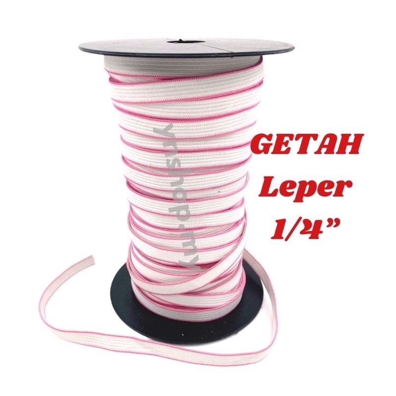 Getah Meter Line Merah, Getah Potong Meter, Getah Kain, Elastic Band By ...