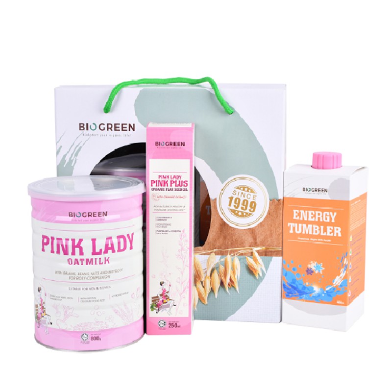 Biogreen Pink Lady Hydrating Skin Package [Pink Lady Oatmilk 800g ...
