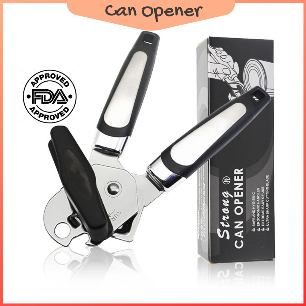 Stainless Steel Can Opener Heavy Duty Easy Operation Kitchen Tools ...