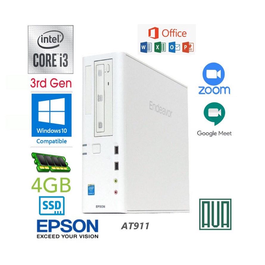 Epson Endeavor AT911E Desktop Intel Core i3 3rd Gen/ 4GB/ 320GB ...