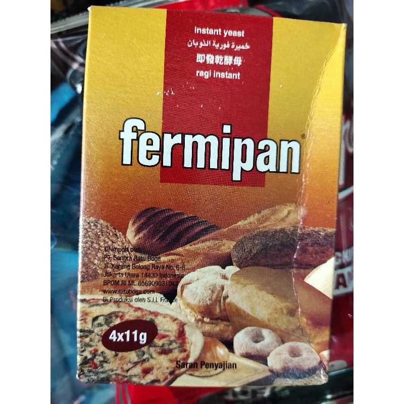 Fermipan Ragi Instant 1pack (4 * 11gr) | Shopee Malaysia