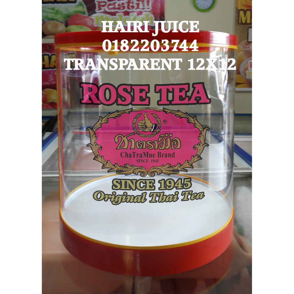 Sticker Air Balang Rose Tea Chatramue Transparent ( 12 x 12 inci ...