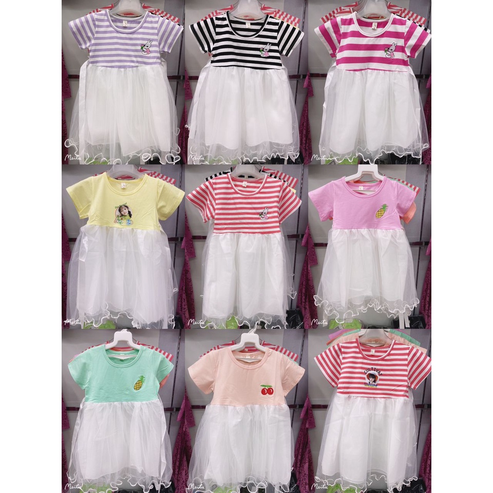 Baju Dress Budak Perempuan 1y-6y(Ready Stock) | Shopee Malaysia