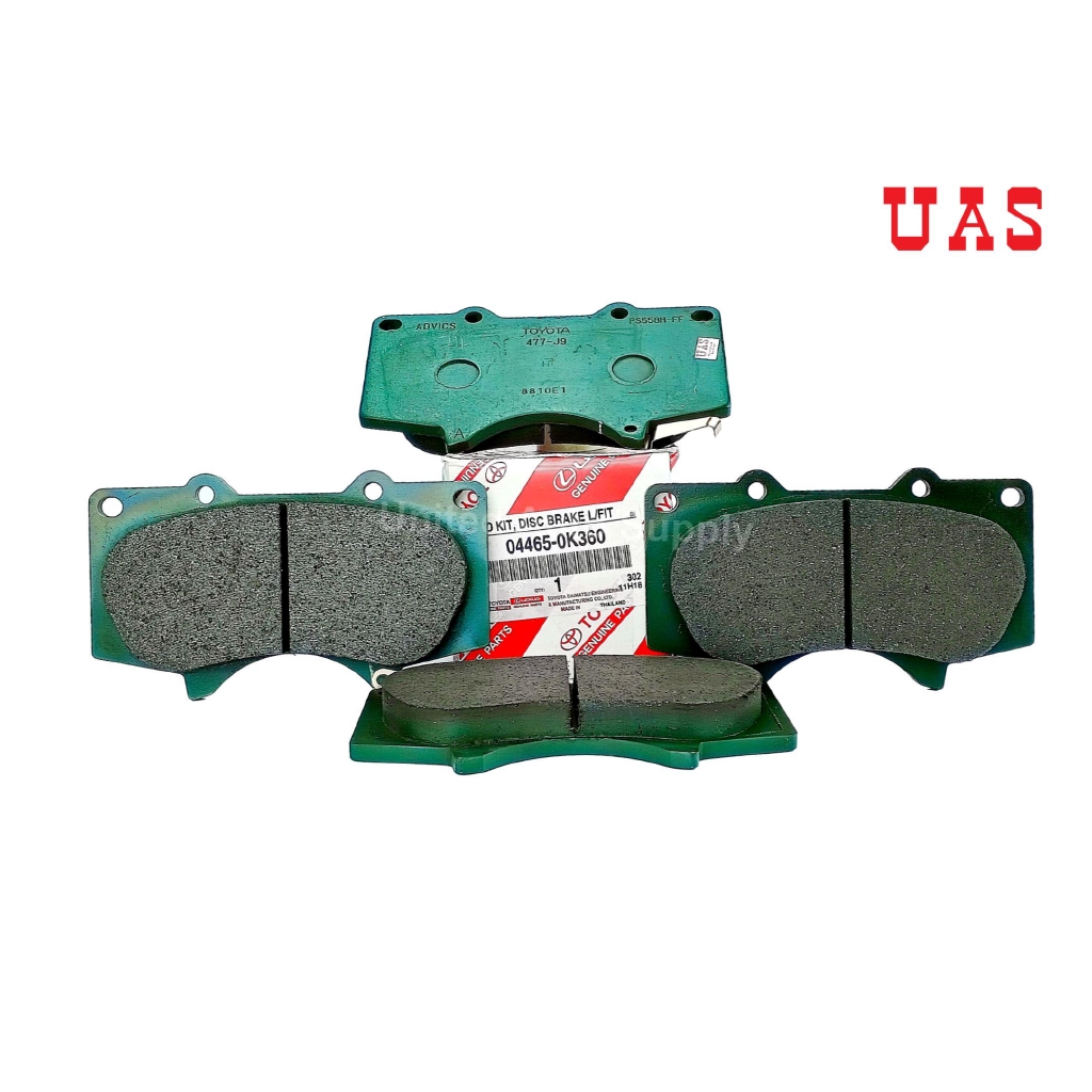 TOYOTA Brake Pad Front 04465-0K360 for TOYOTA Hilux, Prado | Shopee ...