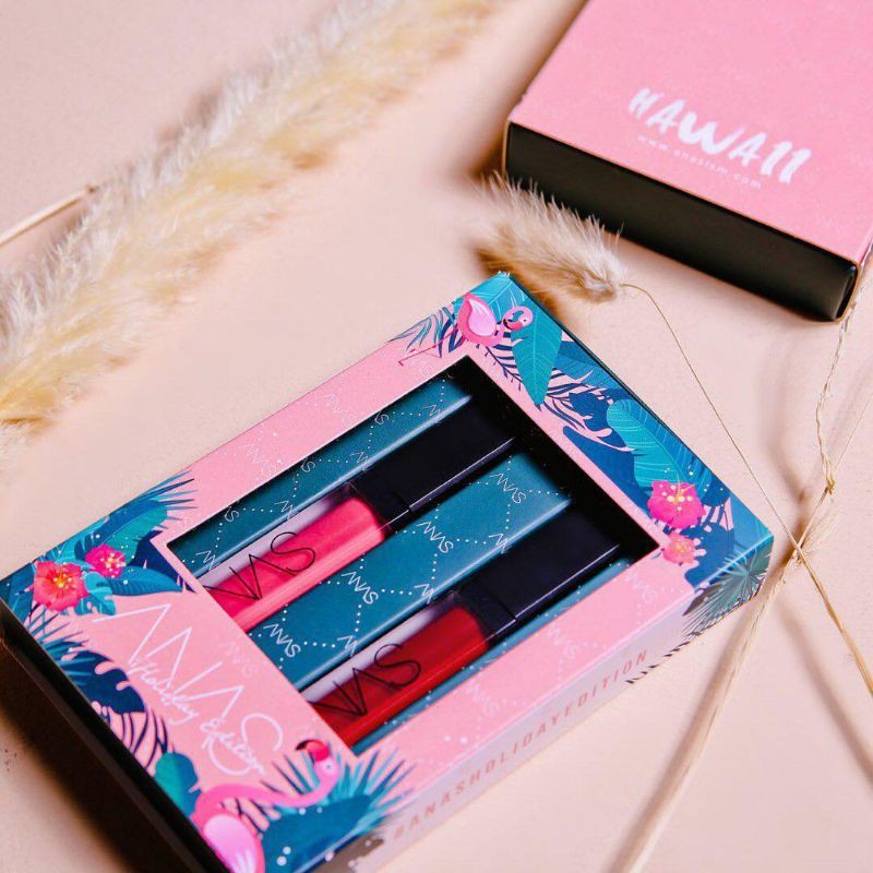 [𝗖𝗟𝗘𝗔𝗥𝗔𝗡𝗖𝗘 𝗦𝗔𝗟𝗘] ANAS Holiday Special Edition Set | Lipmatte | Shopee ...
