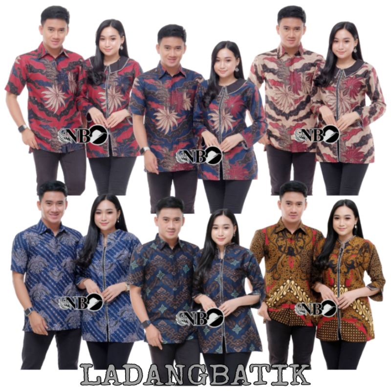 Ciarala Couple - RN Ruffle BATIK Couple Ori JengJeng Sogan Guarantee Shopee - MODERN BATIK PKL ...