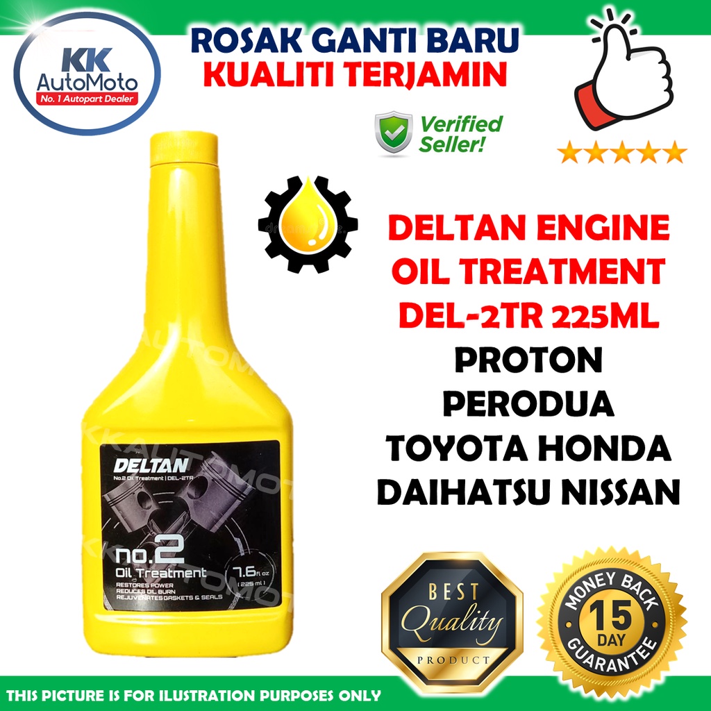 1 Bottle Deltan Engine Oil Treatment 225mL German DEL-2TR [Restore ...