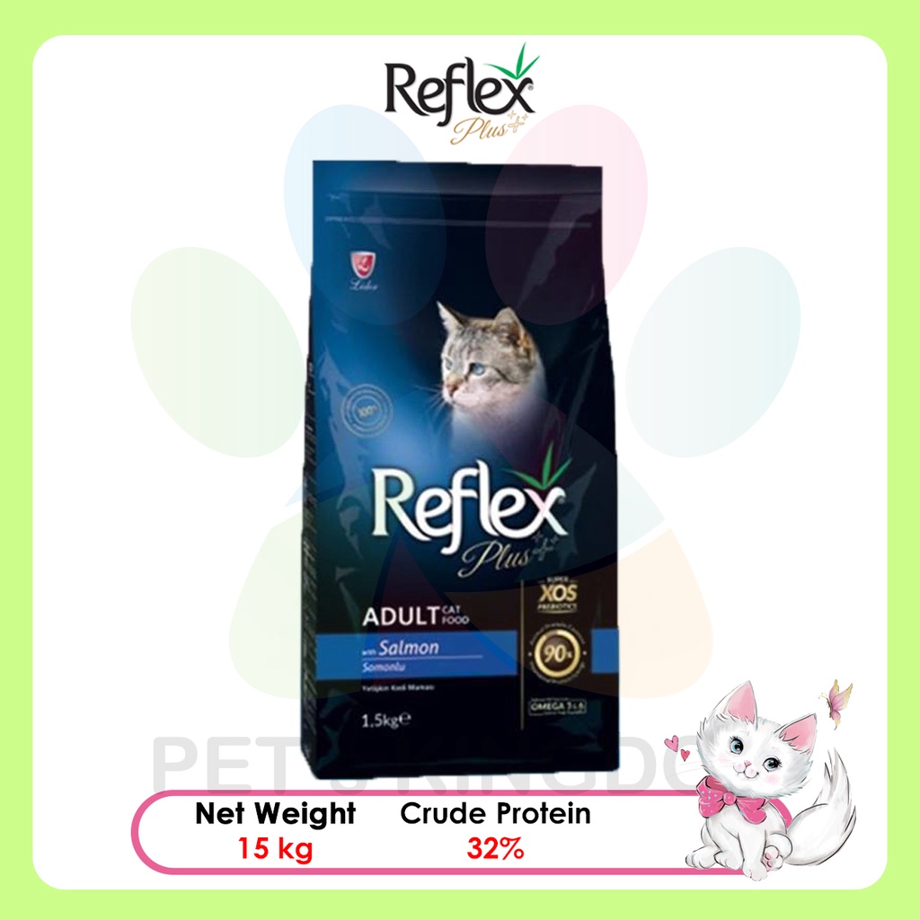 Reflex Plus Adult Salmon/Lamb/Mother & Baby/Chicken/Kitten Chicken {15KG} | Shopee Malaysia