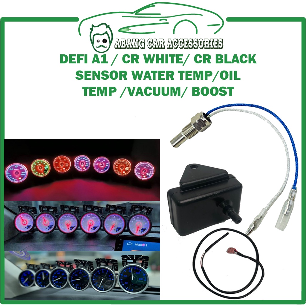DEFI Meter Sensor for A1 / CR BLACK / CR WHITE Water Temperature / Oil ...