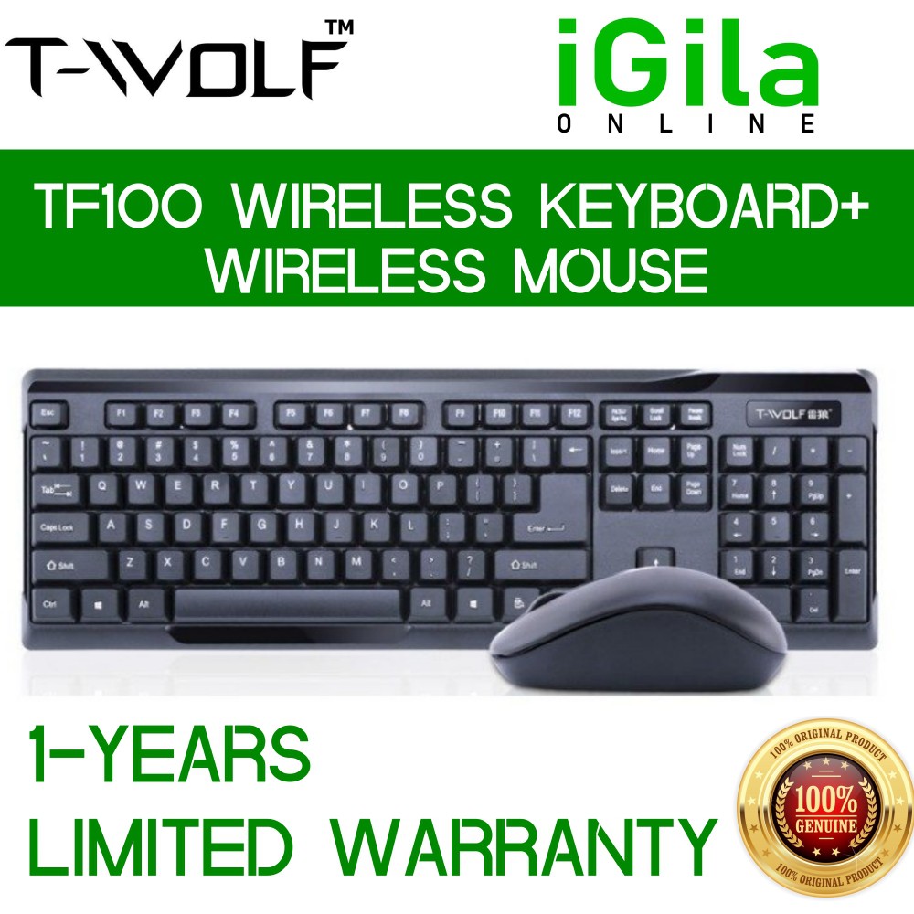 T-WOLF TF300 / Sensonic UX4000 / T-WOLF TF100 Wireless Mouse Keyboard ...