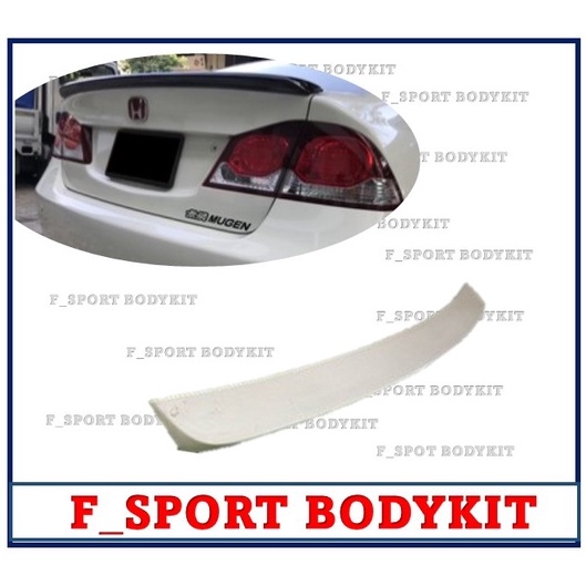 Honda Civic FD SNA 8th Gen 2006 2012 Original ABS OEM Spoiler Rear Back ...