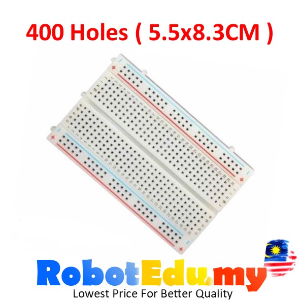 MB102 Solderless Mini Medium Large Breadboard 170 400 830 Holes Dupont Jumper Wire EE Components ...