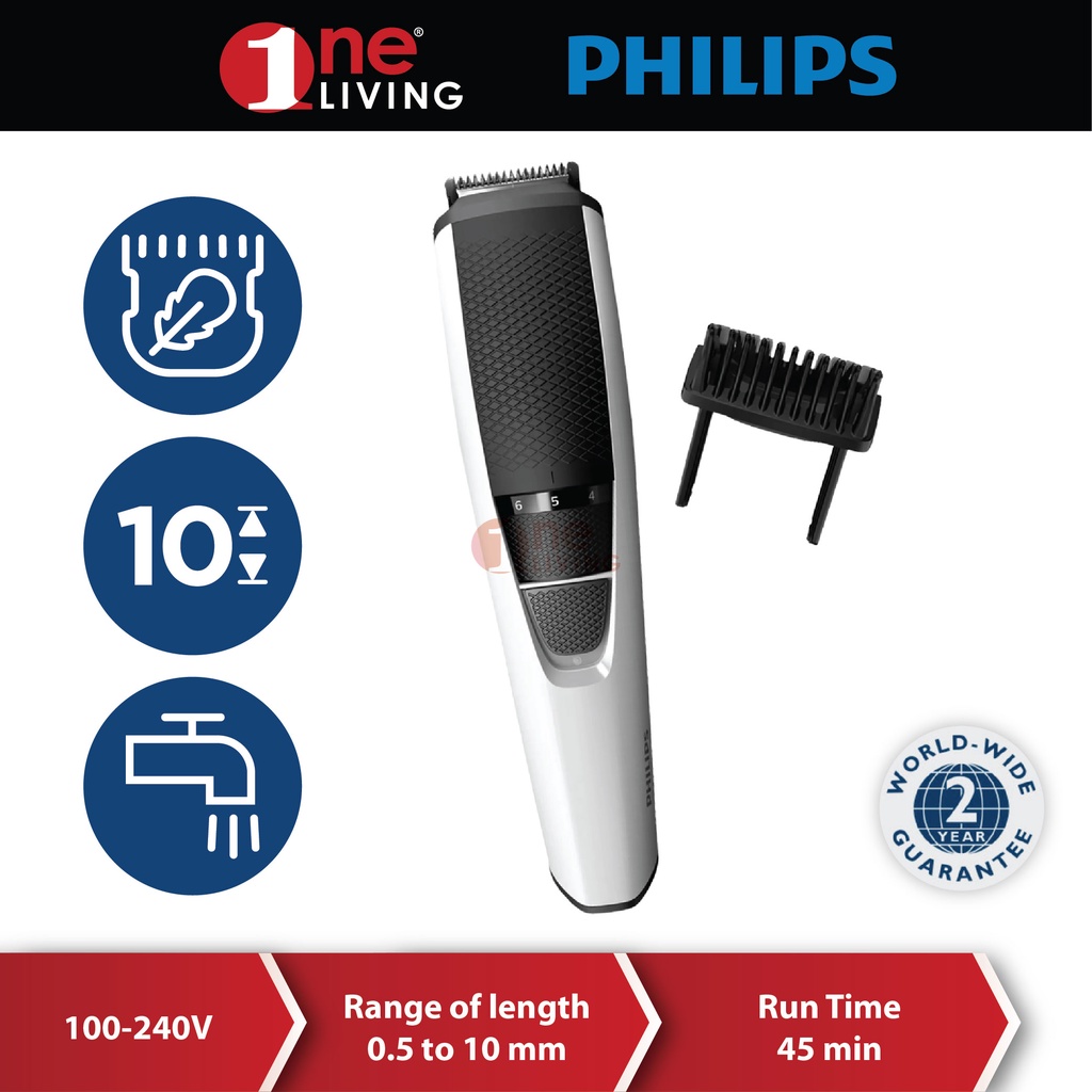Philips Series 3000 Beard Trimmer BT3206 (BT3206/14) | Shopee Malaysia