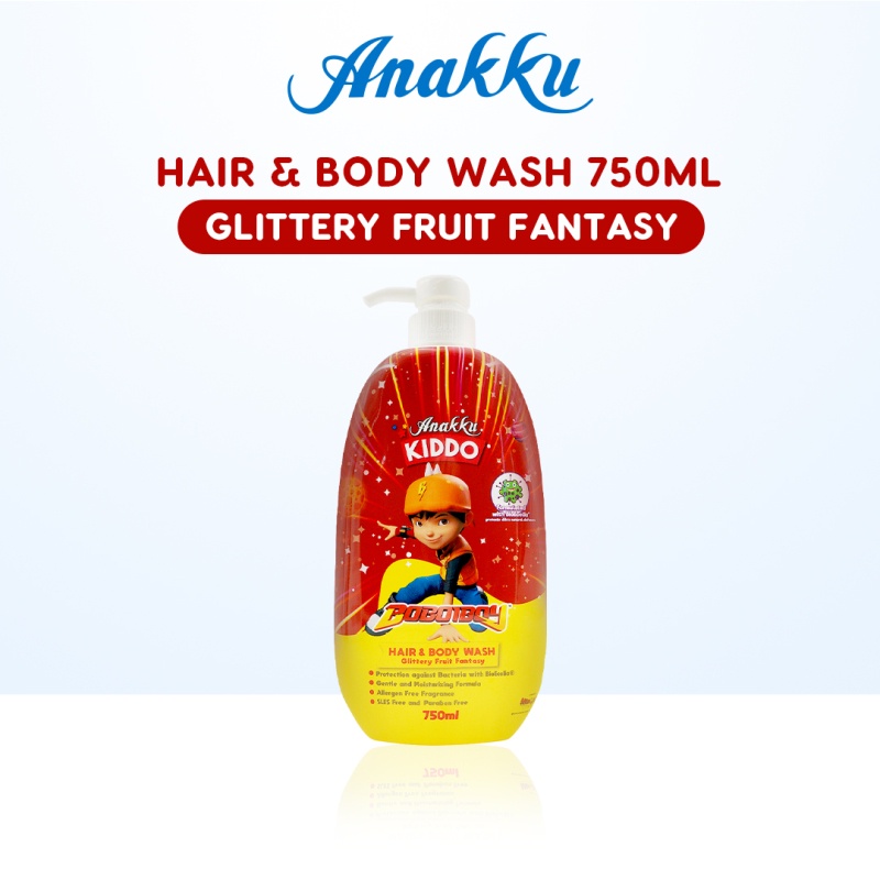 ANAKKU Kiddo Boboiboy Hair & Body Wash Baby Powder Talcum Sabun Mandi ...