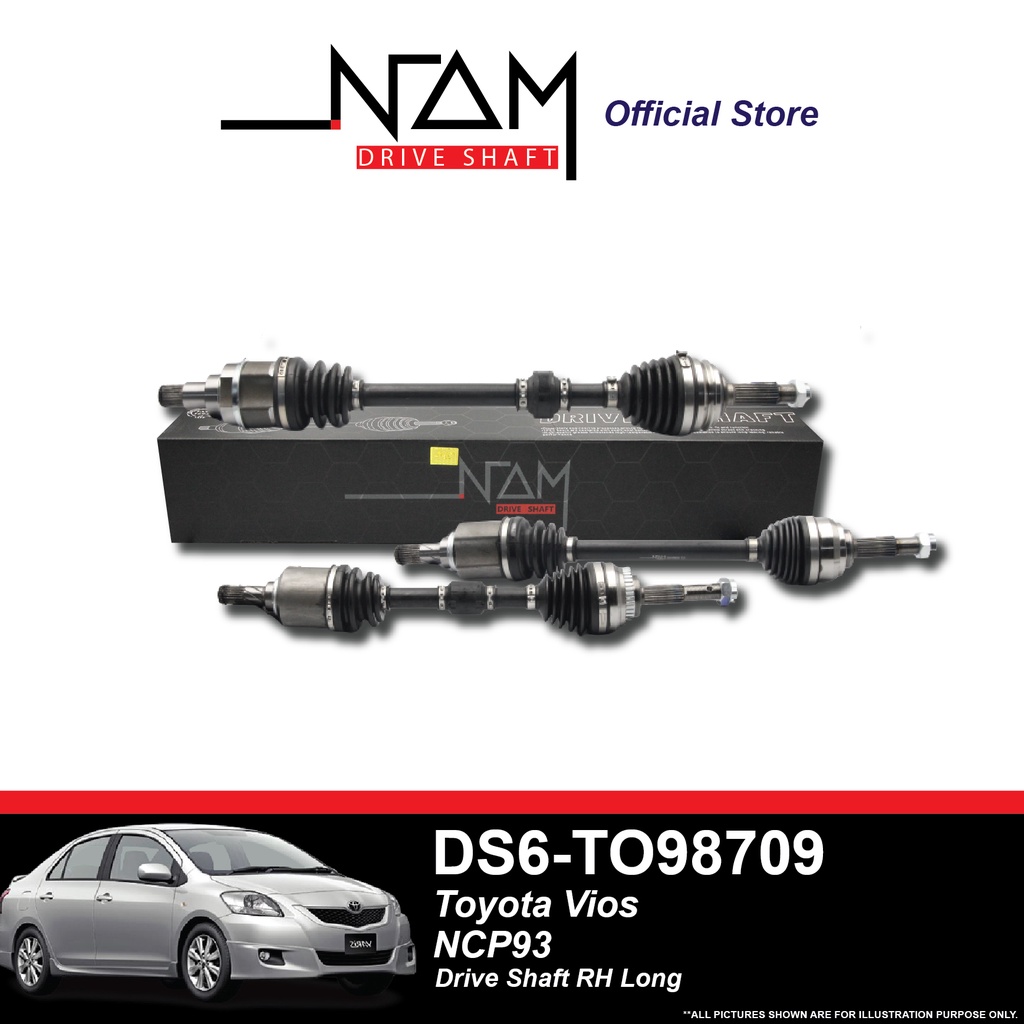 Nam Drive Shaft RH Long for Toyota Vios NCP93 DS6 - TO98709 | Shopee Malaysia
