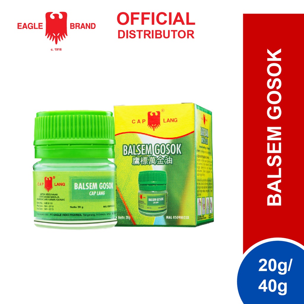 Eagle Balsem Gosok 20g / 40g | Shopee Malaysia