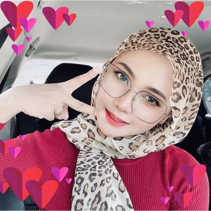 🐆🐅Shawl Ironless Printed Wideshawl Corak Leopard Harimau chiffon Voile🐯 ...