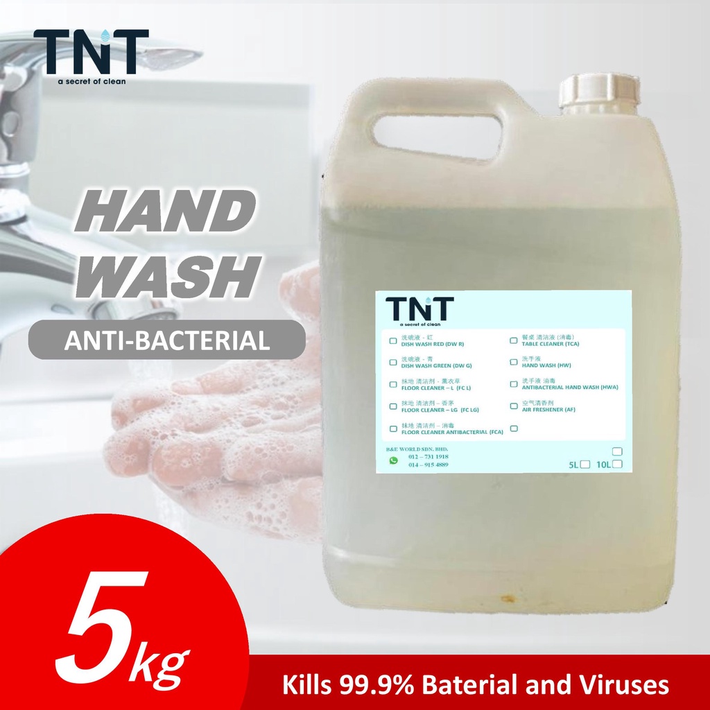 TNT - Antibacterial Hand Wash / Hand Cleaner / Pembasuh Tangan ...