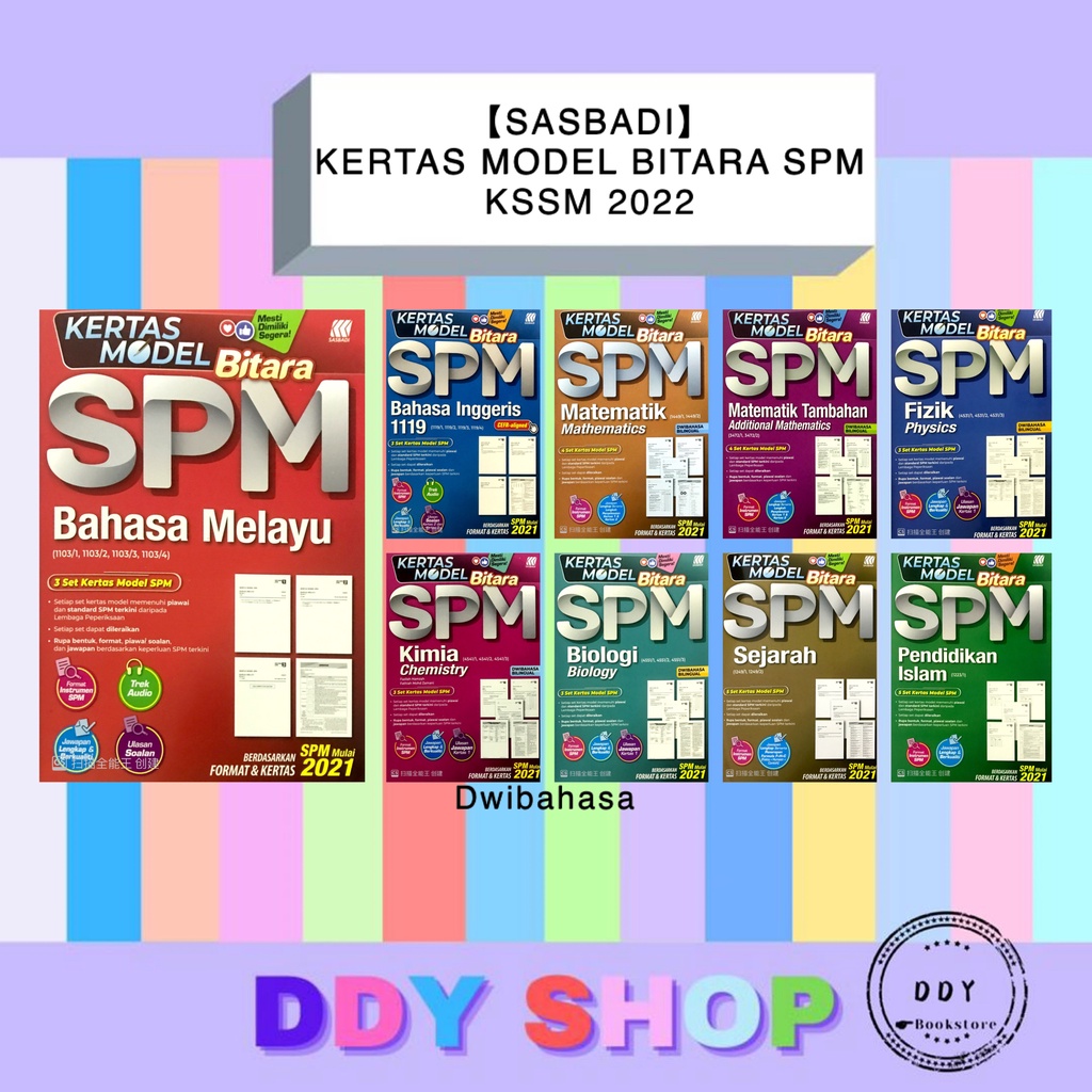 【Sasbadi】Kertas Model Bitara SPM KSSM Dwibahasa 2022 - SPM Test Paper ...