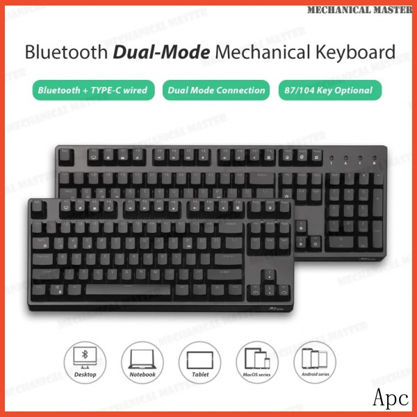 RK987 Real Mechanical Keyboard Gaming Keyboards Bluetooth Wireless ...