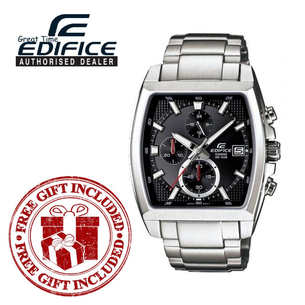 (READY STOCK) Official Marco Warranty CASIO Edifice EFR524D 1A Standard ...