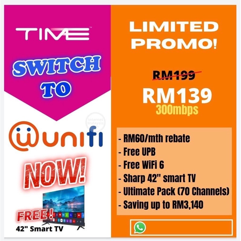 Unifi Unlimited Data Package Only From RM89 | Shopee Malaysia