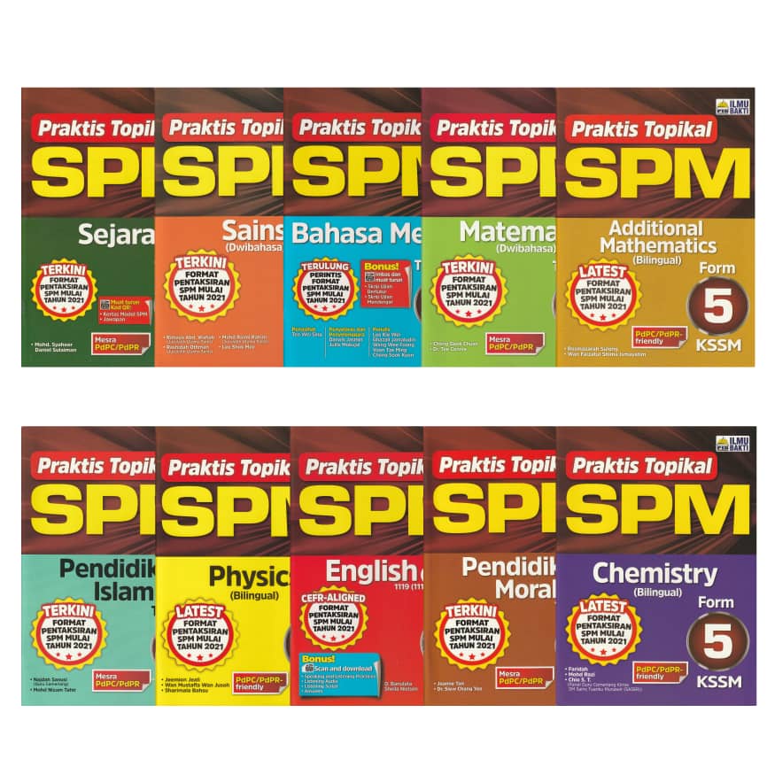 BUKU LATIHAN SPM (PRAKTIS TOPIKAL) | Shopee Malaysia