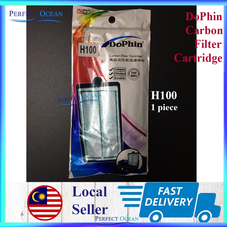 Dophin Carbon Cartridge Hang On Filter (H80/H100/H200/H300/H800) Aquarium 🌊READY STOCK🌊 ...