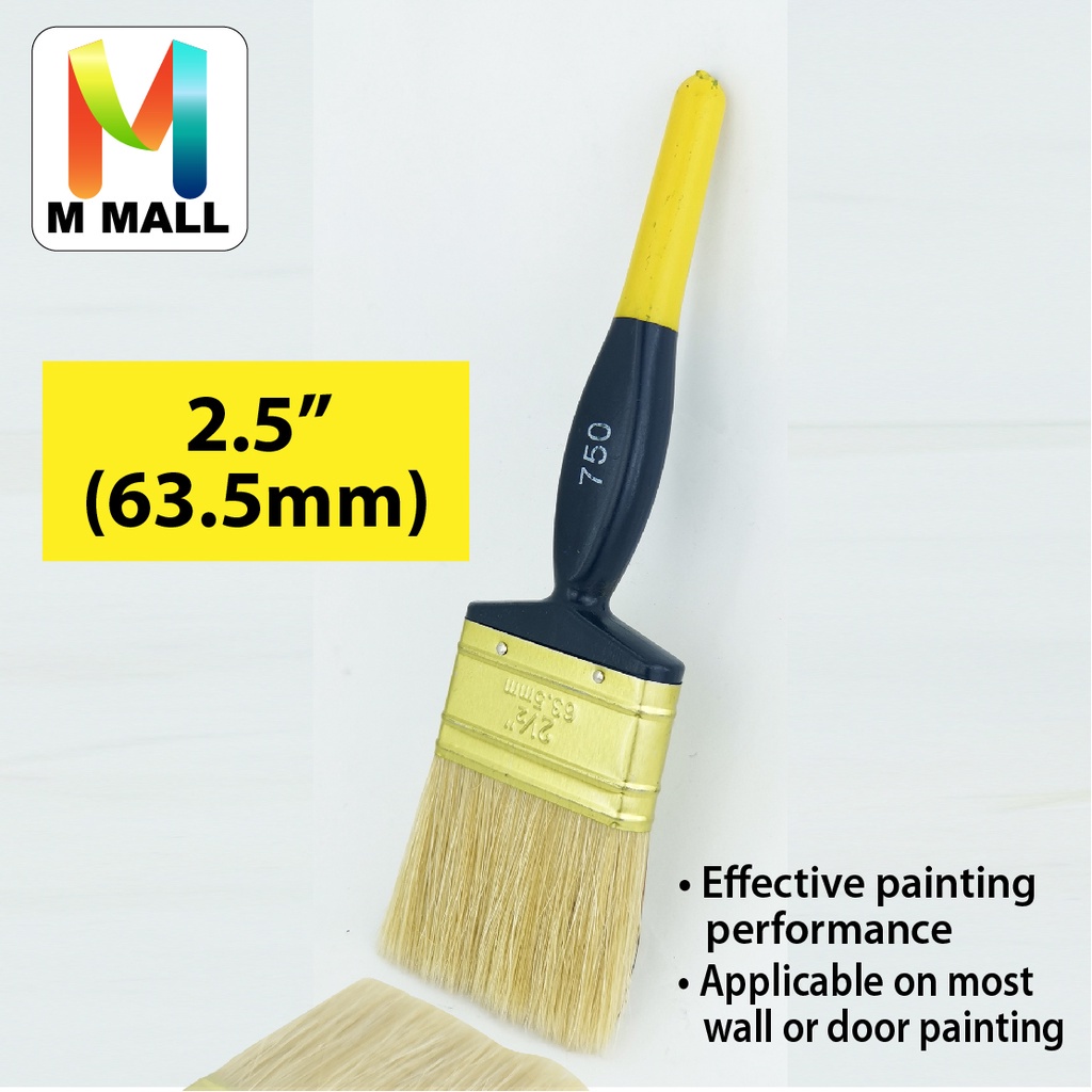 (1PC) 1"/1.5"/2"/2.5"/3"/4" MH-680 PAINT BRUSH GREEN/HL6422 RED GREEN ...