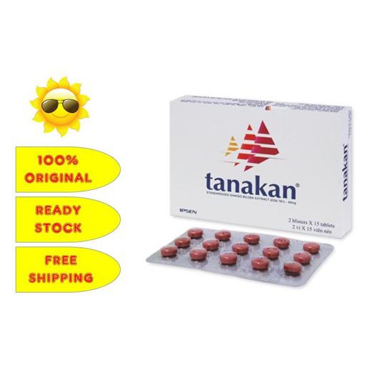 Tanakan Ginkgo Biloba Extract 40mg 15'S {1 Strip} | Shopee Malaysia