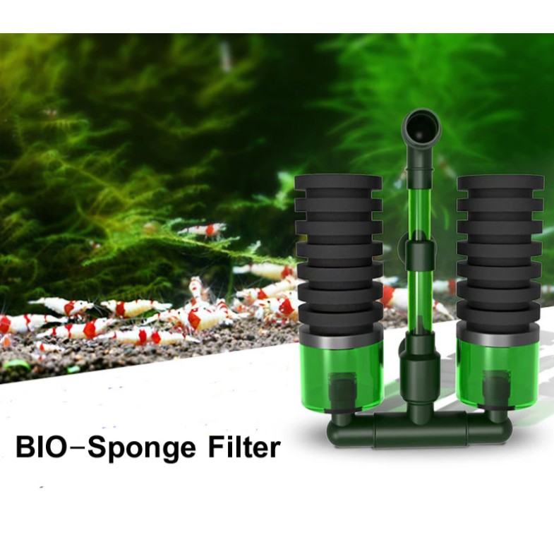 Qanvee Bio Sponge Filter QS-100A QA-200A Super Biochemical Aquarium Bio ...