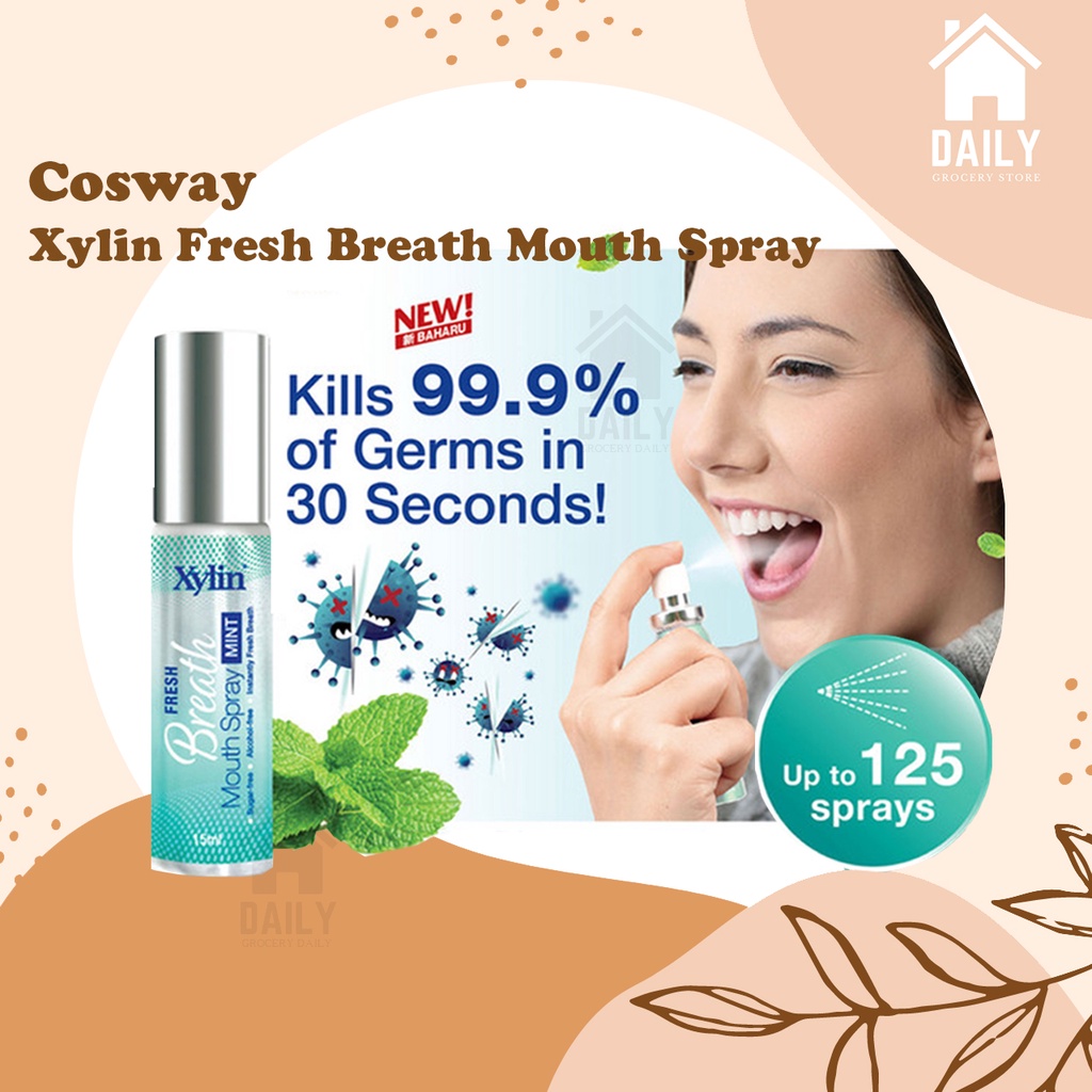 Cosway Xylin Fresh Breath Mouth Spray 15ml (125 sprays) | Shopee Malaysia