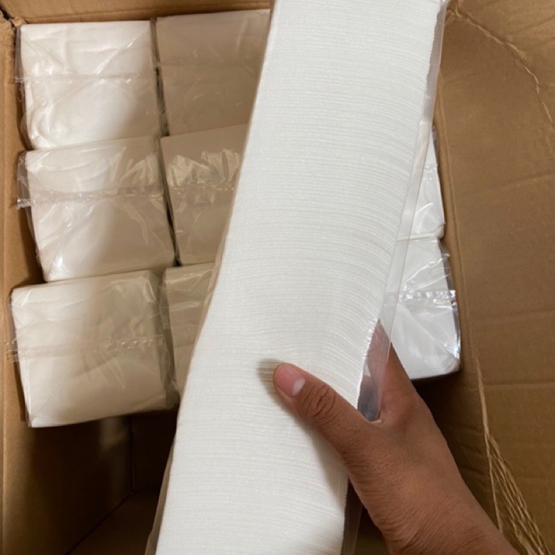 (200 Sheets/bag) Square Facial Tissue, Spa Facial Tissue | Shopee Malaysia