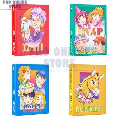 HAPPY FAMILY PLAYING CARDS (4 Types of games) (READY STOCK) | Shopee ...