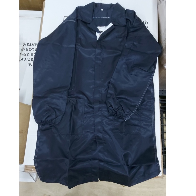 ESD Smock Cleanroom Workwear Lab Uniform Unisex with Storage Pocket ...