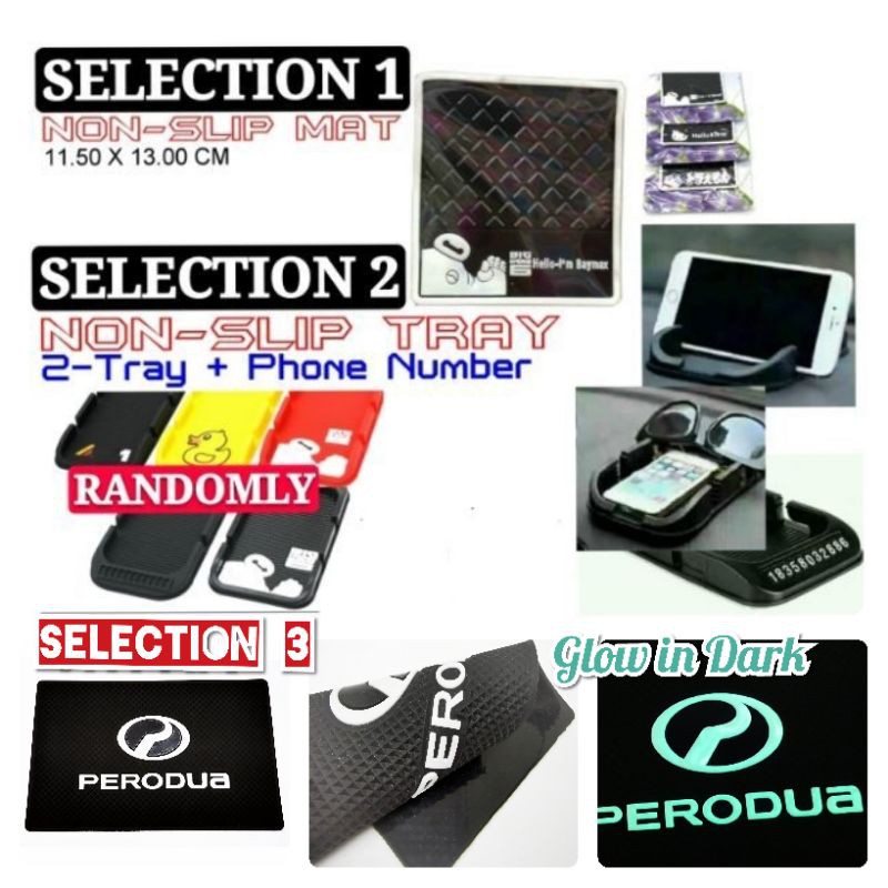 Car Non slip Dashboard pad Mat phone key holder gps magic smart tag ...