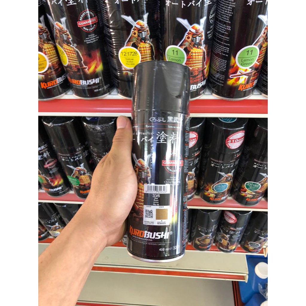 SAMURAI SPRAY PAINT STANDARD COLOUR #01 #02 #03 #29 #30 #33/ SAMURAI ...