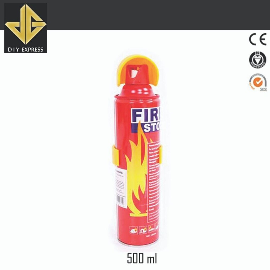Mini Portable Fire Extinguisher Fire Stop With Stand [500ml/1000ml ...