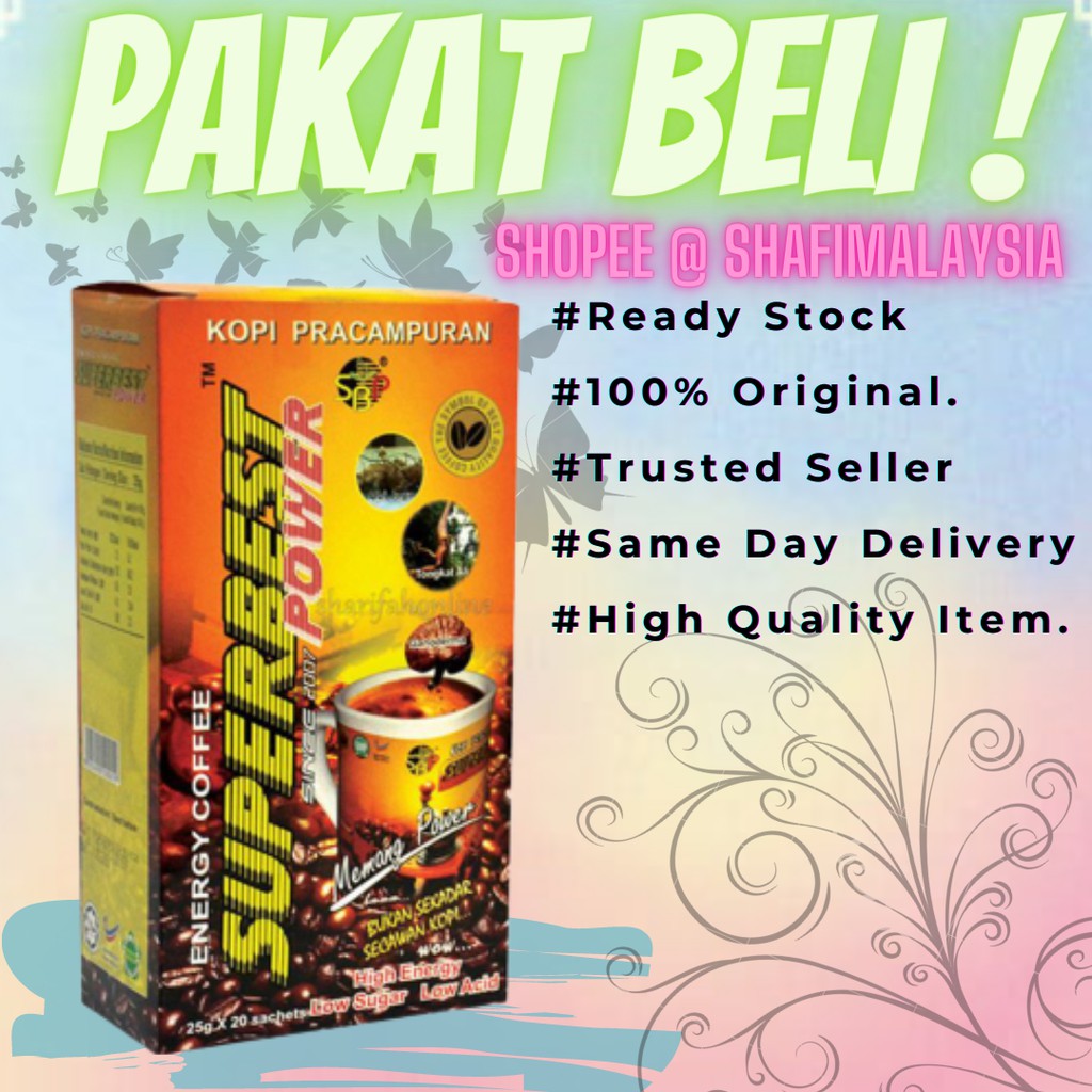 Kopi Pracampuran Superbest Power (Kotak) | Shopee Malaysia